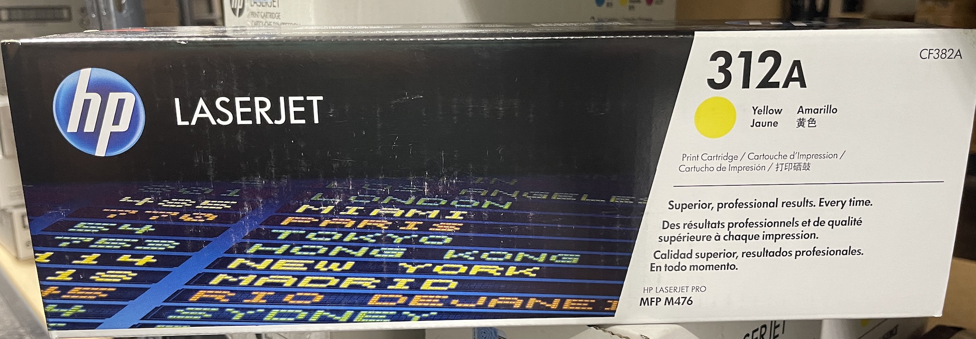 CF382A (312A) Yellow Toner Cartridge | TonersUSA