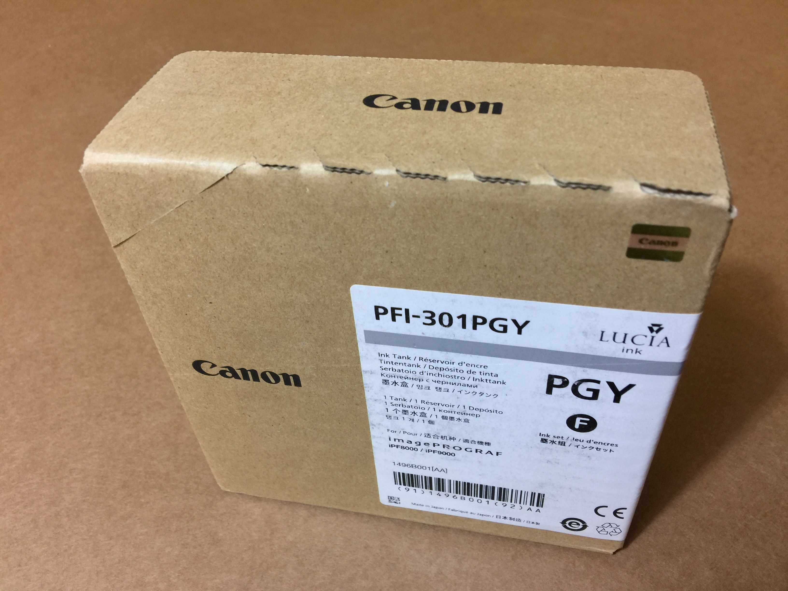 PFI301PGY (1496B001) Photo Gray Ink Tank | TonersUSA