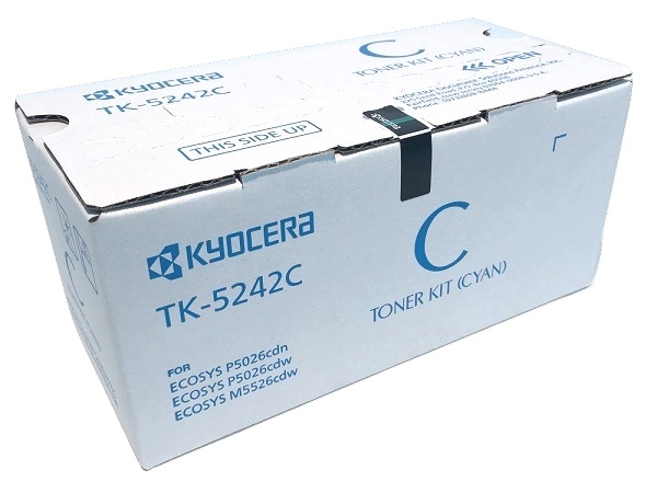 TK5242C Cyan Toner Cartridge | TonersUSA