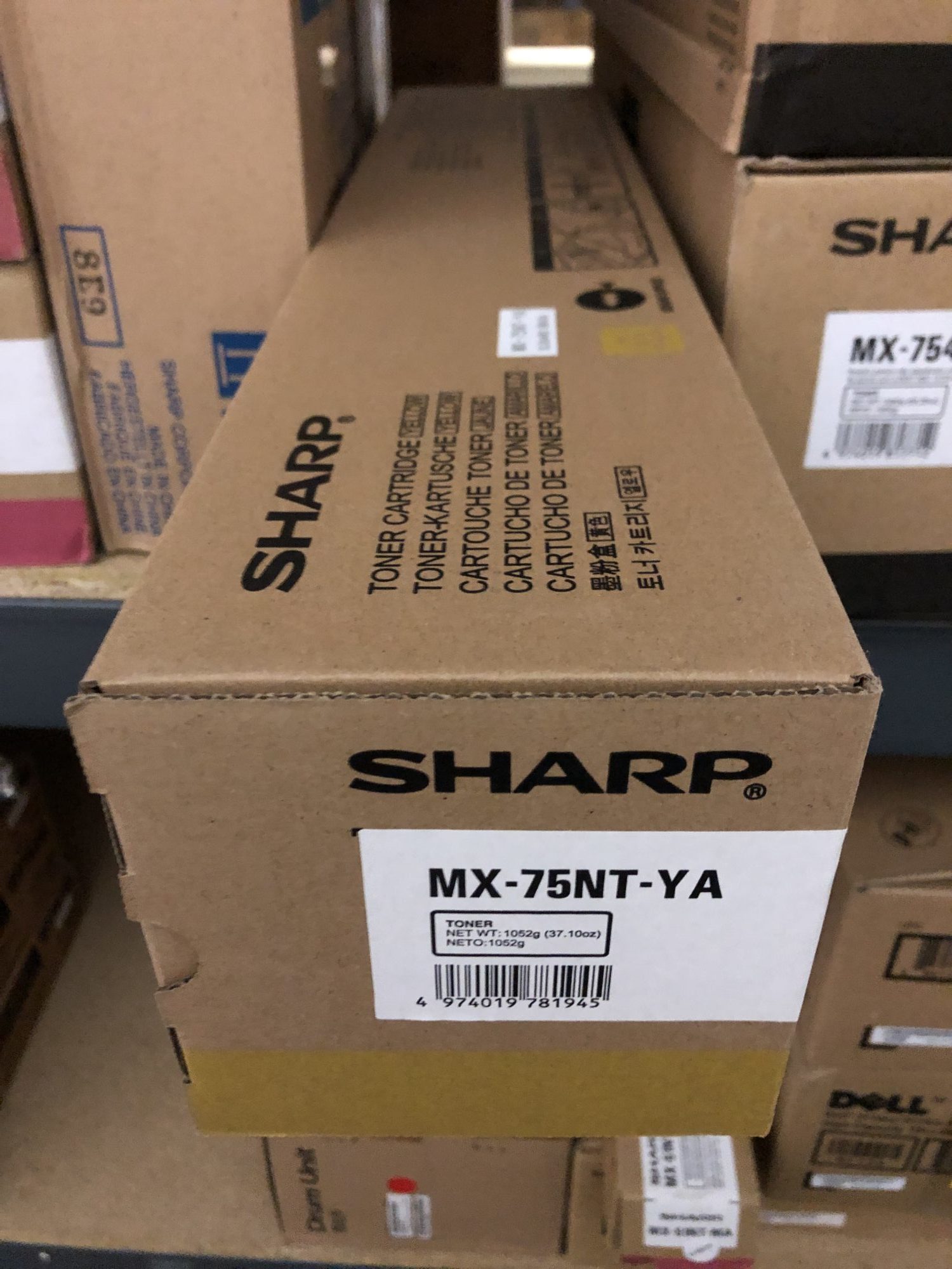 MX-75NTYA Yellow Toner | TonersUSA