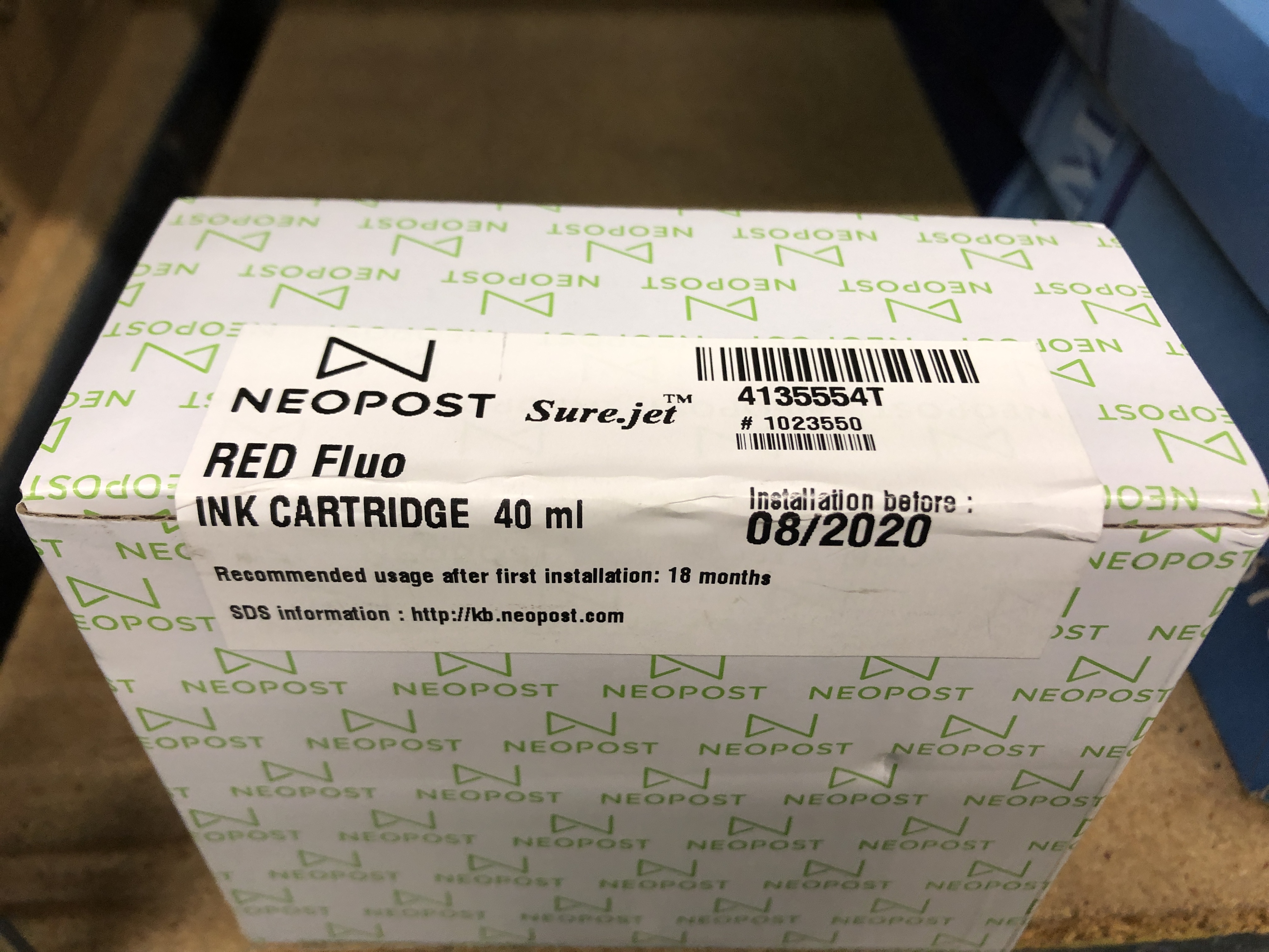 4135554T Red Ink OEM Neopost | TonersUSA