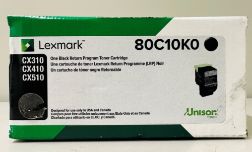 80C10K0 Black Toner Cartridge | TonersUSA